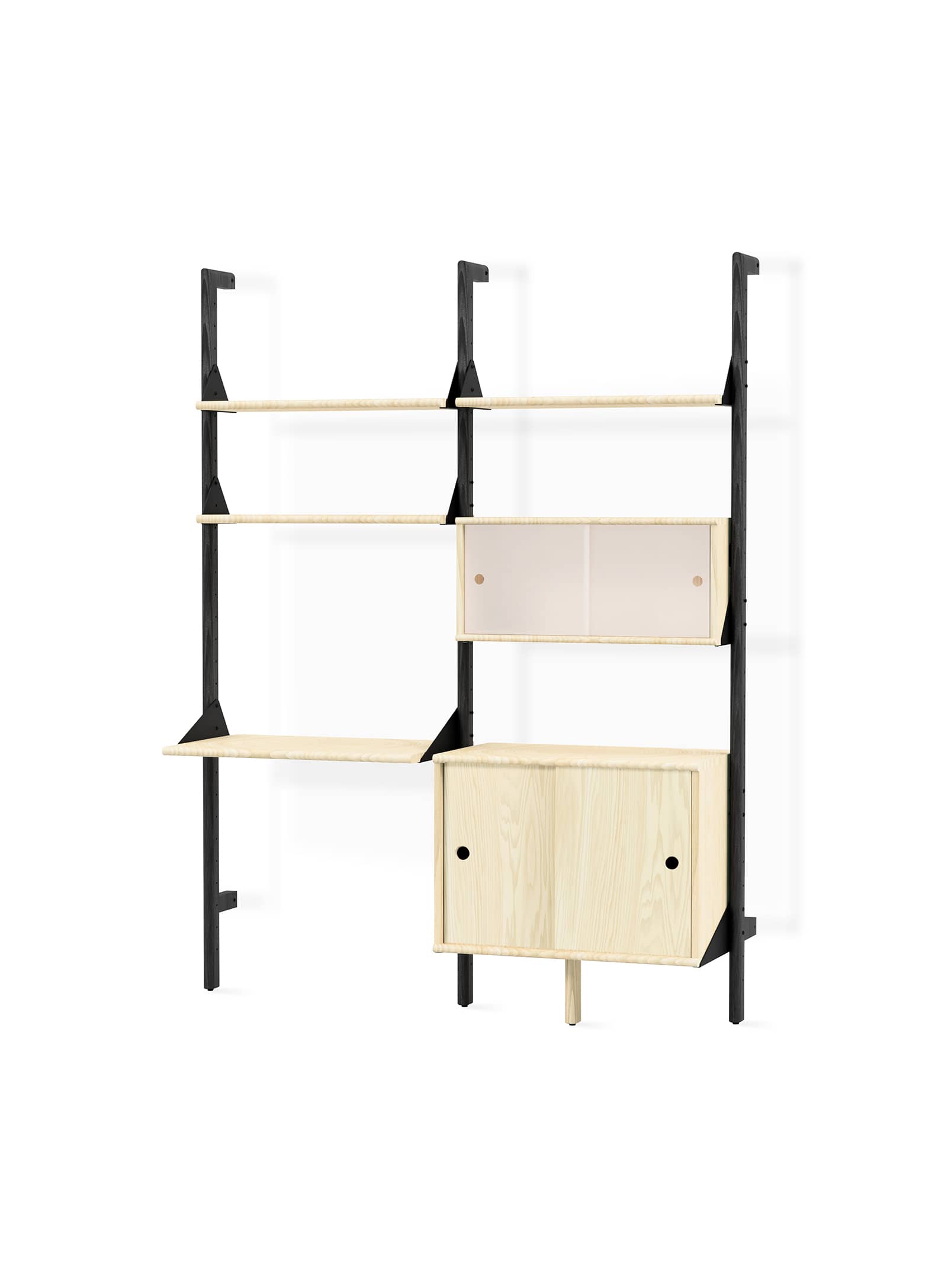 Branch 2, multi-storage bookcase with desk by Gus* Modern – Nüspace