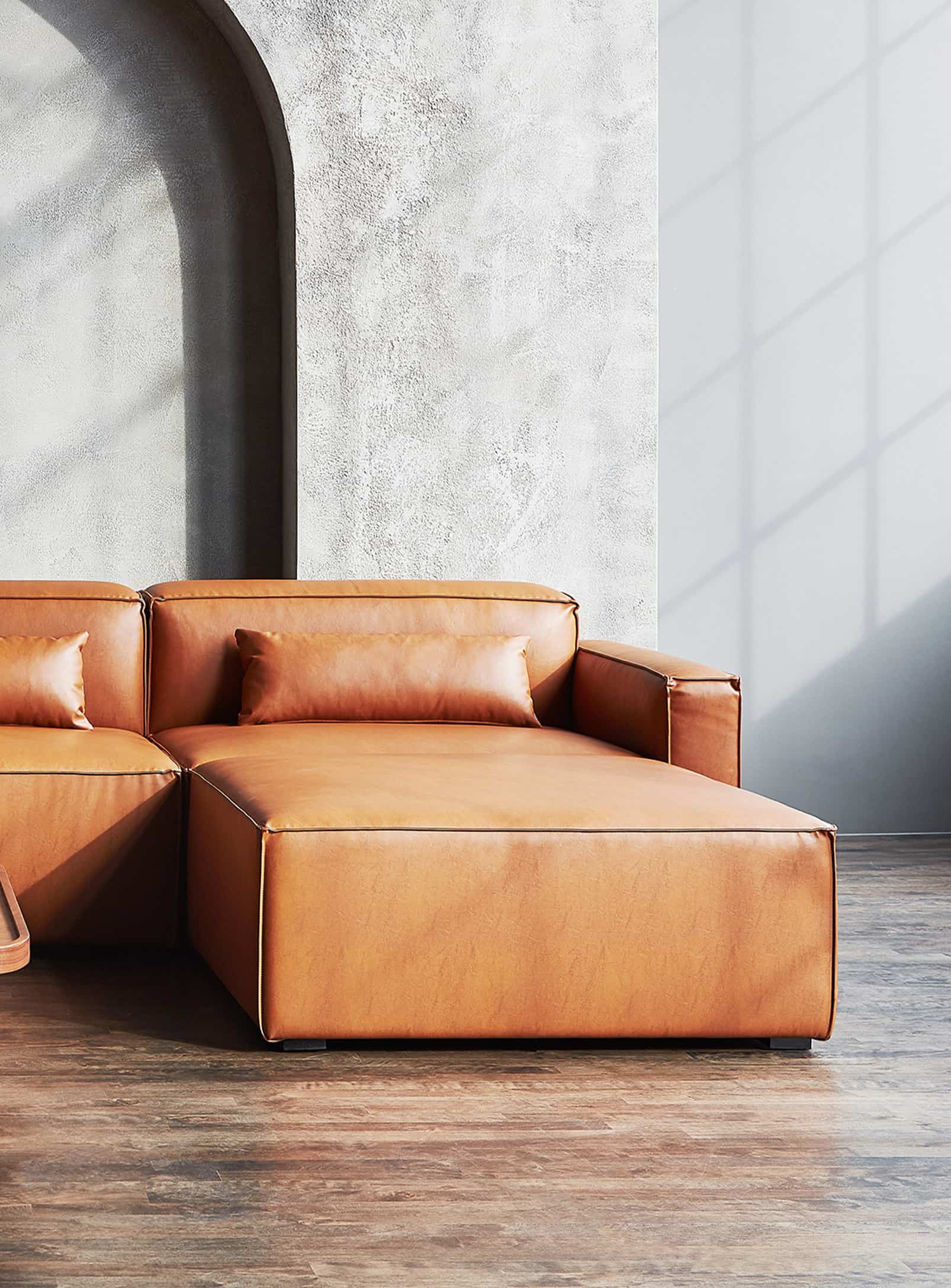 Mix Modular, Footrests and Ottomans in Fabric or Leather by Gus* Moder ...