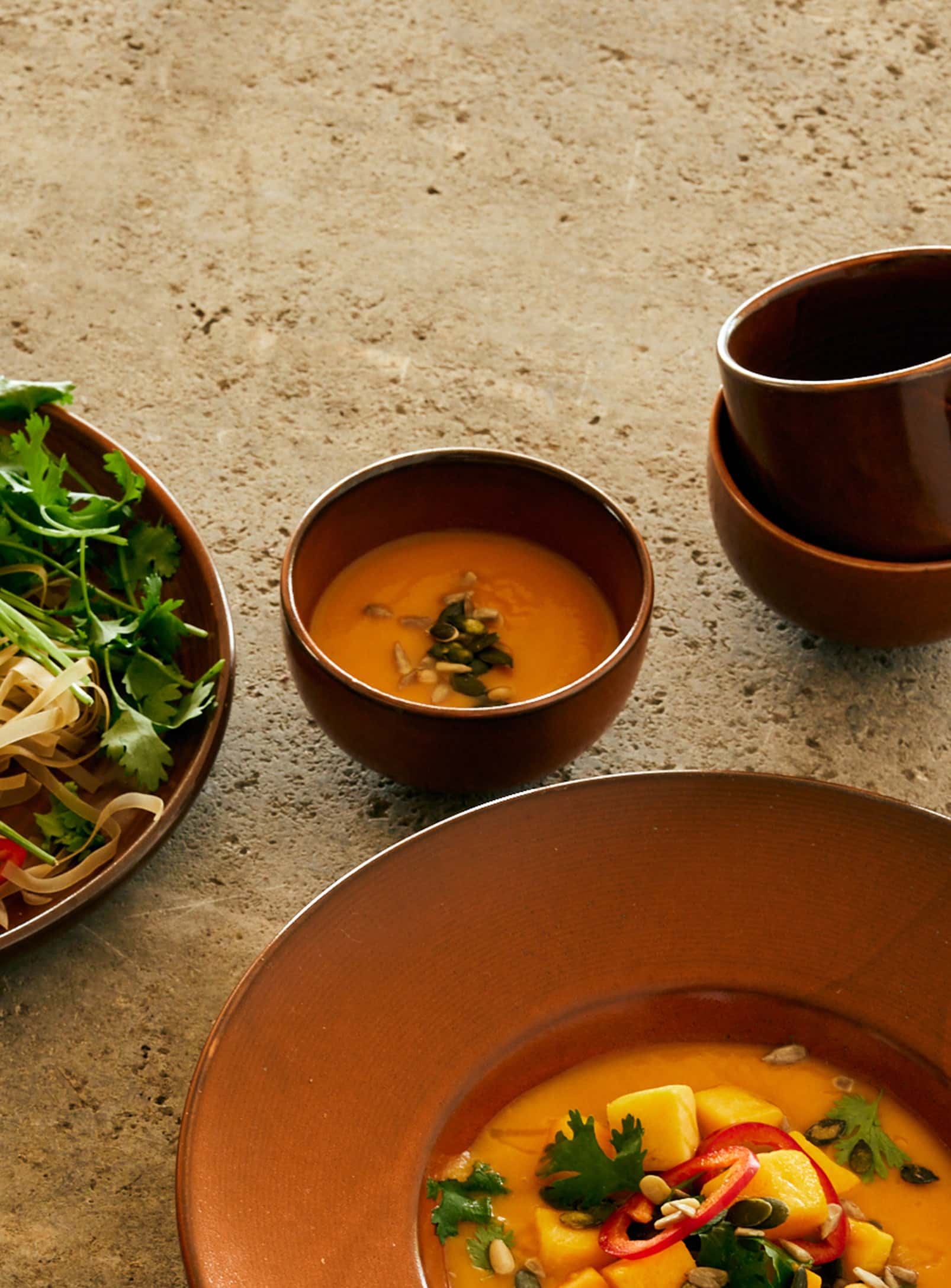 Chef: Orange Ceramic Bowl - HKliving – Nüspace