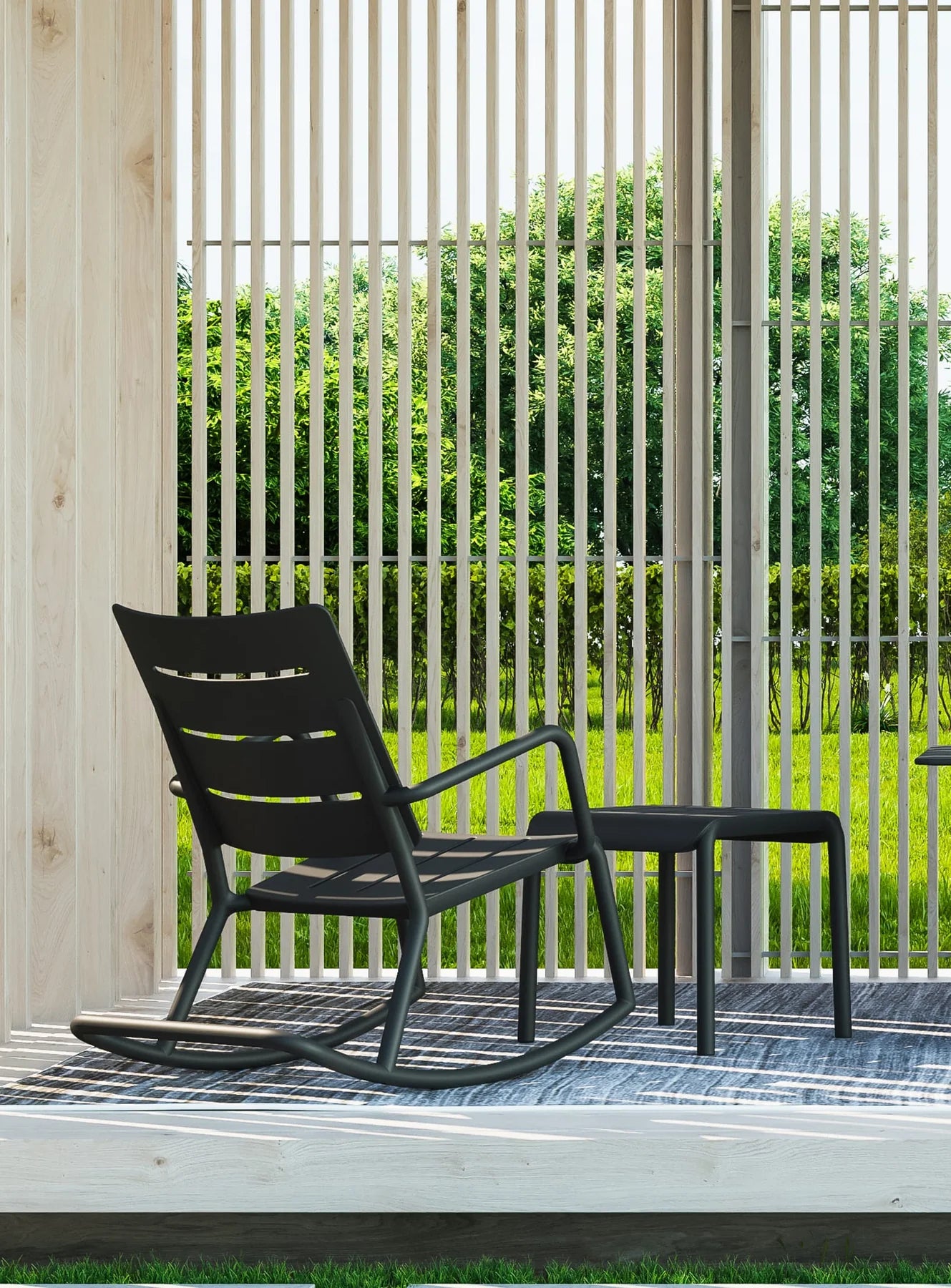 OUTO, indoor and outdoor rocking chair by TOOU – Nüspace