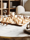 Wobble, Walnut Chess Set by Umbra – Nüspace
